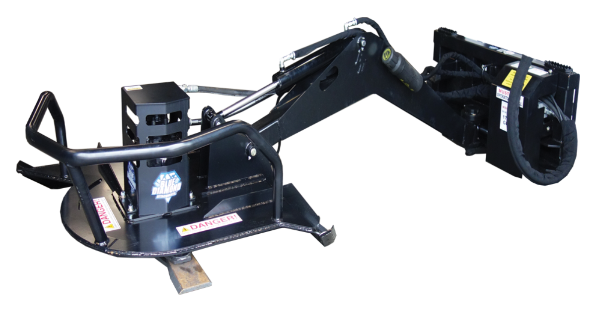 Skid Steer Brush Cutter | Swing Arm | Blue Diamond Attachments